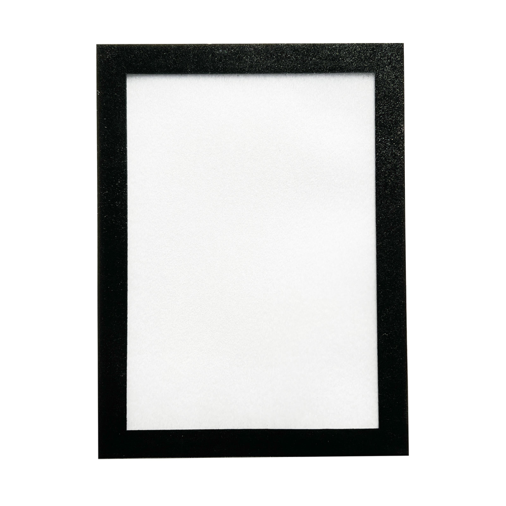 A4 magnetramme til vindus display - Svart ramme